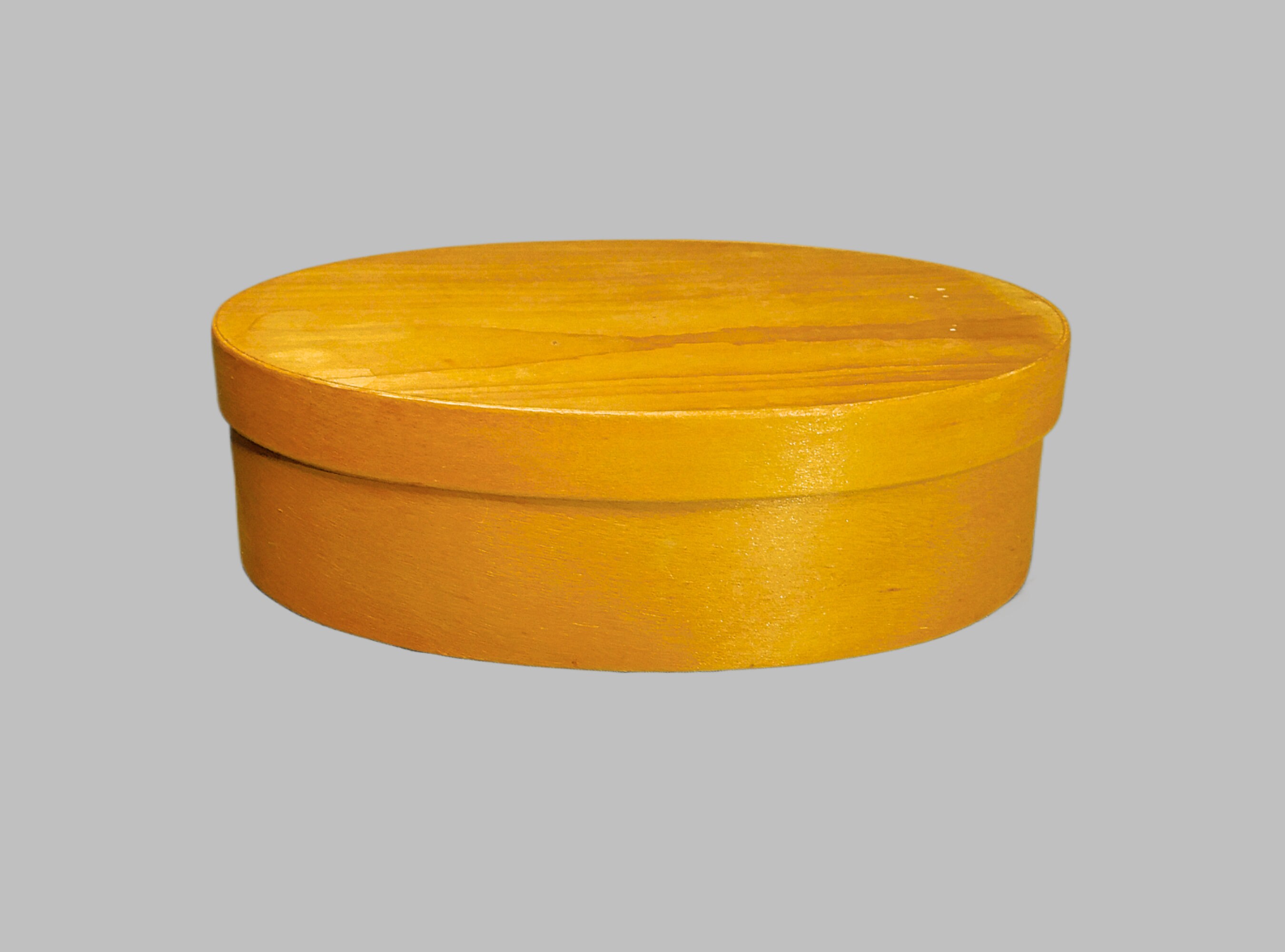 Vintage Shaker Style Oval Finger Joint Finger Lapped Wooden Pantry Box ...