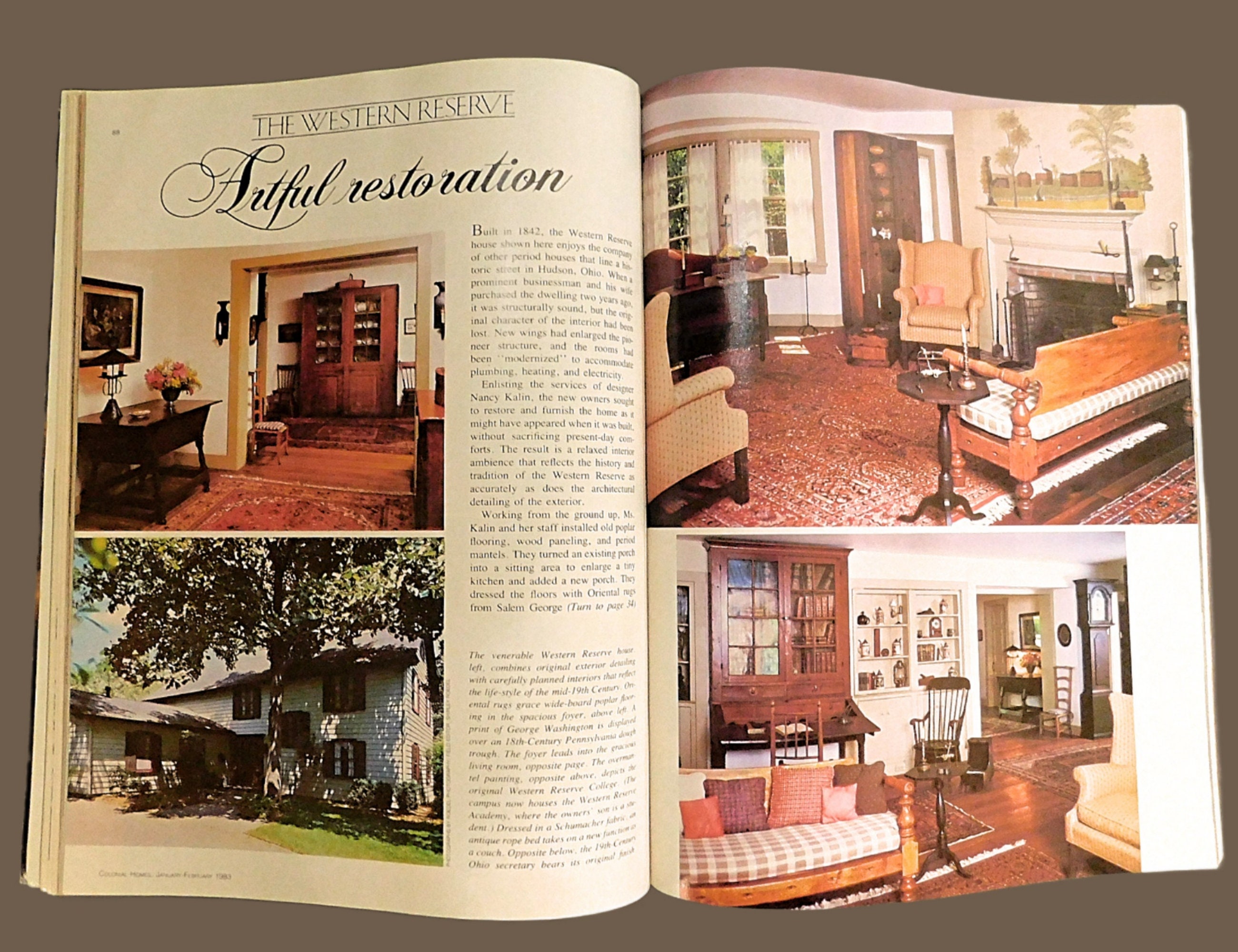 3 Vintage Back Issues COLONIAL HOMES Magazines From 1983 Early ...