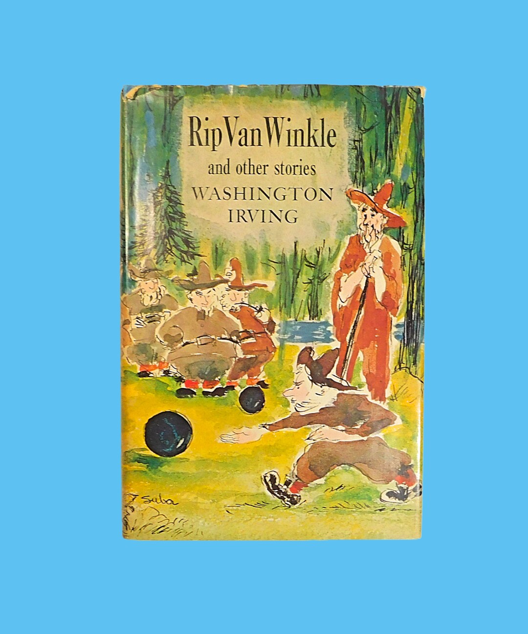 Vintage 1955 Book RIP VAN WINKLE and Other Stories by Washington Irving ...