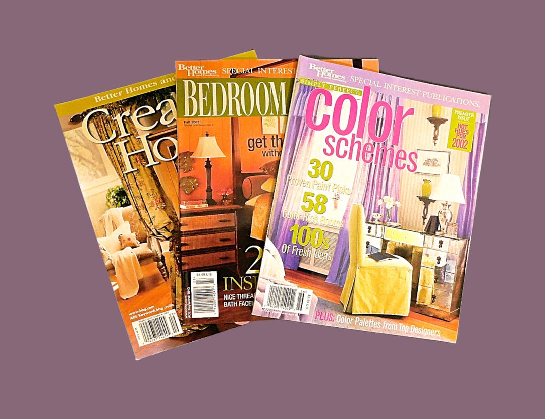 3 Vintage 2002 Better Homes & Gardens Special Interest Magazines ...