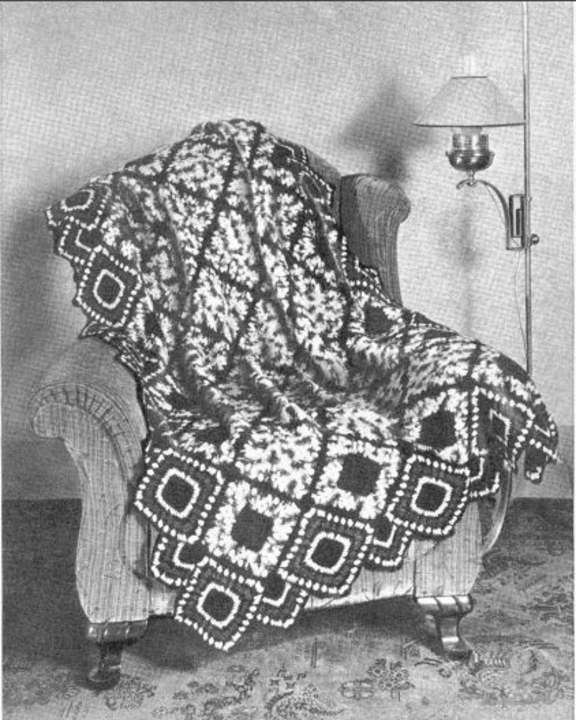Afghans With Instructions for Knitting and Crocheting - Crochet Pattern ...