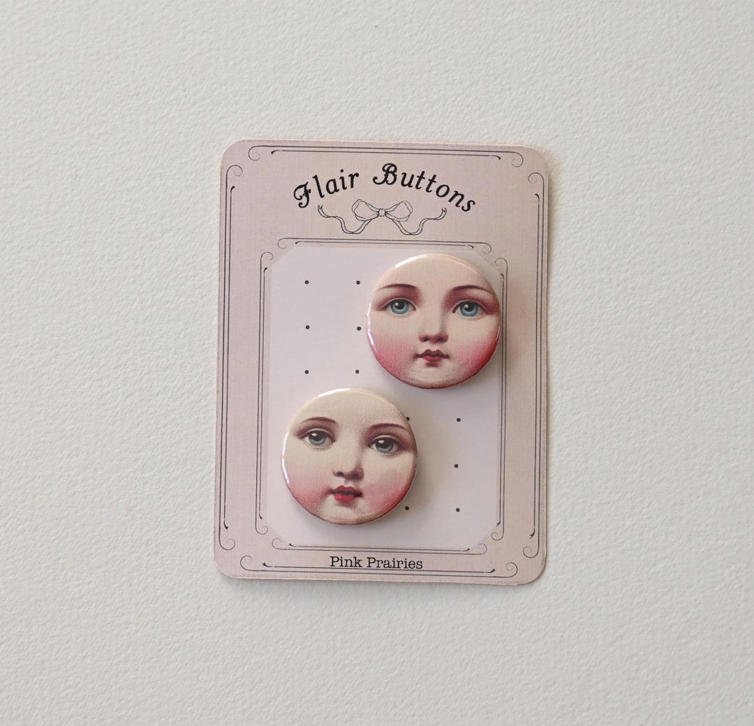 Flair Buttons/ Vintage Images Buttons - Etsy
