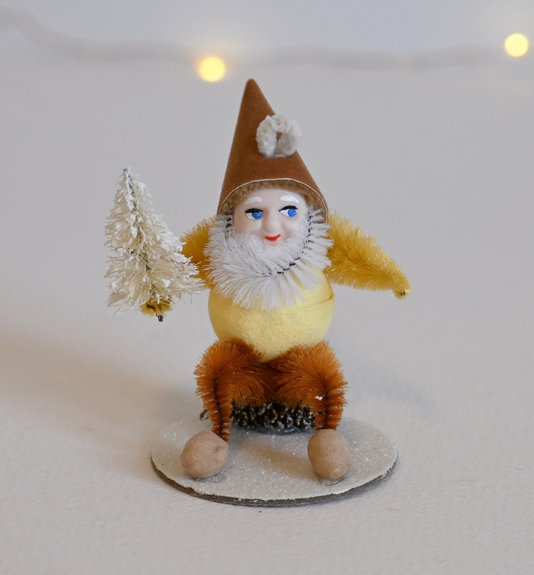 Vintage Style Elf / Christmas Elf / Spun Cotton Elf / Retro Style Elf ...