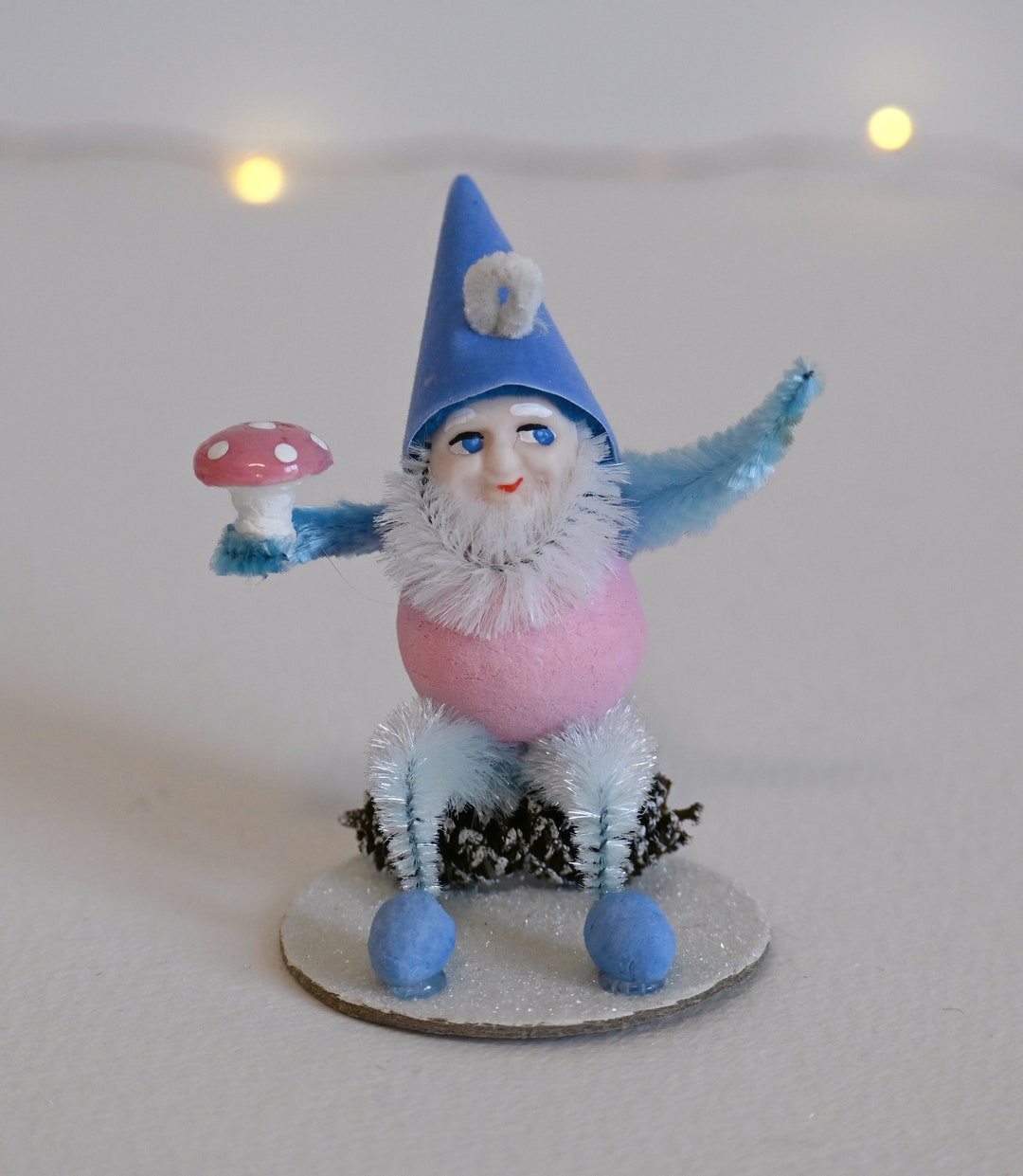 Vintage Style Elf / Christmas Elf / Spun Cotton Elf / Retro Style Elf ...