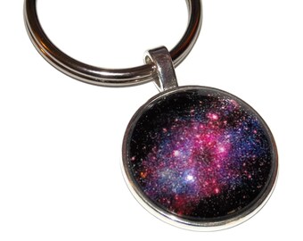 Astronaut Keychain Planet Keychain Nebula Keychain Outer | Etsy
