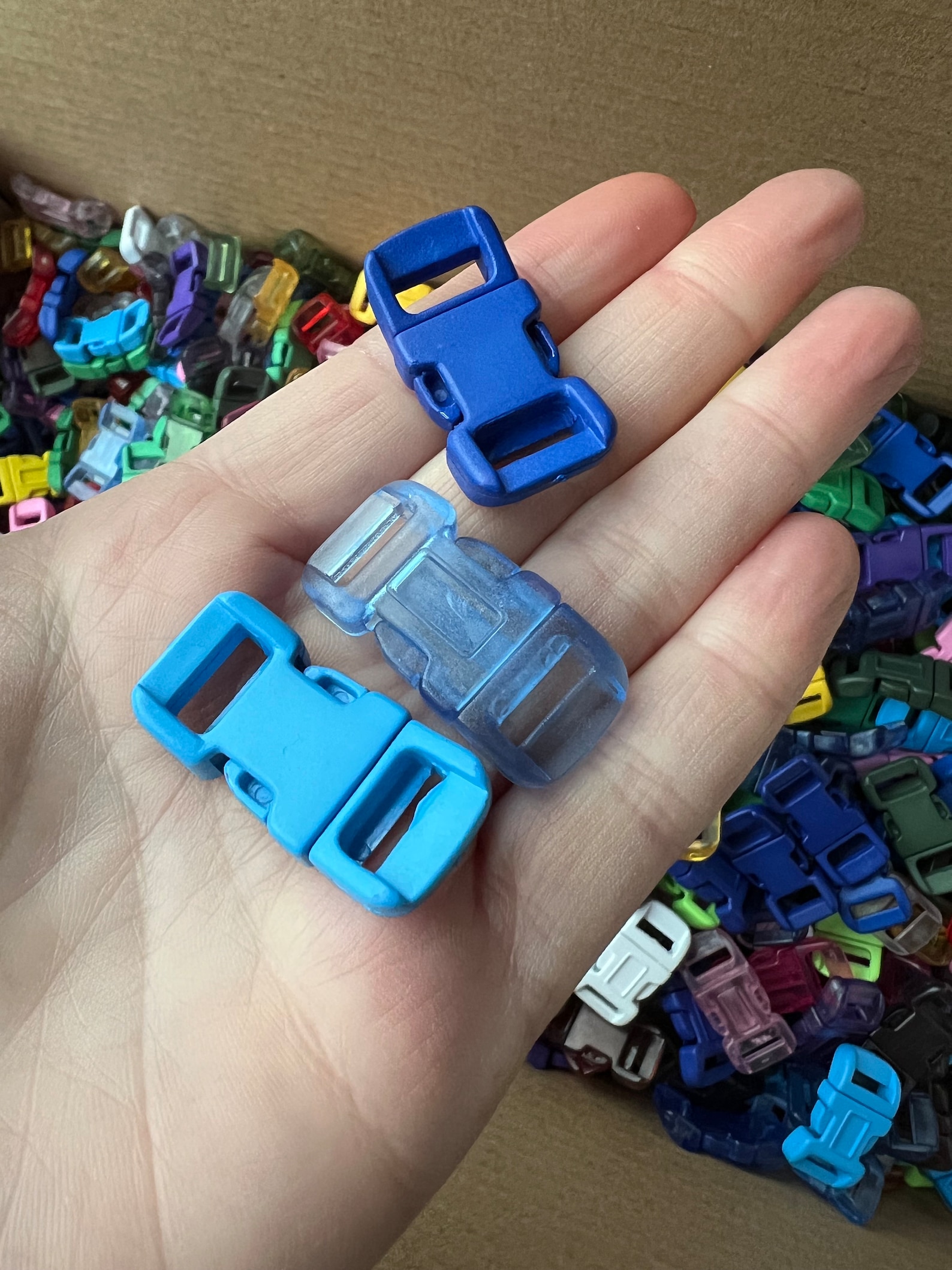 Paracord Buckles 1/2" Standard - Choose From 30 Colors 11mm Webbing ...