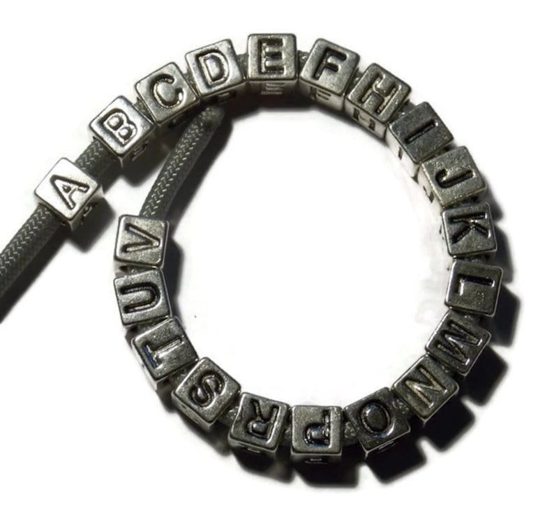 Alphabet Beads for Paracord Bracelets big hole is great for | Etsy