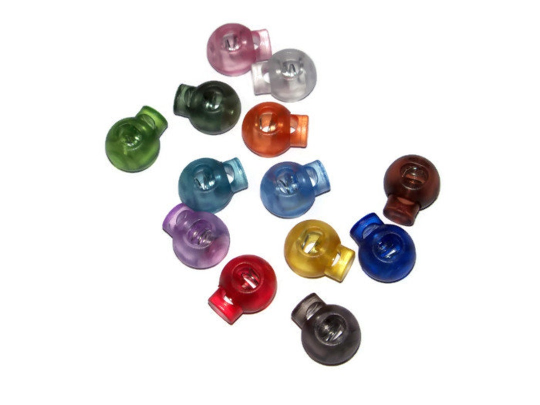 Translucent Jelly Colors Locks Standard 4.5mm by 6.5mm Hole Paracord ...