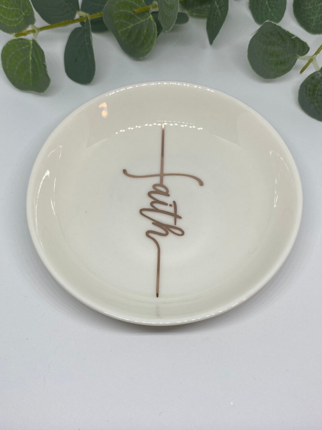 Faith Cross Ring Dish - Baptism Religious Gift - Etsy