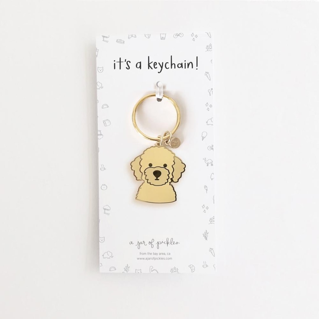 Doodle Dog Keychain - Etsy