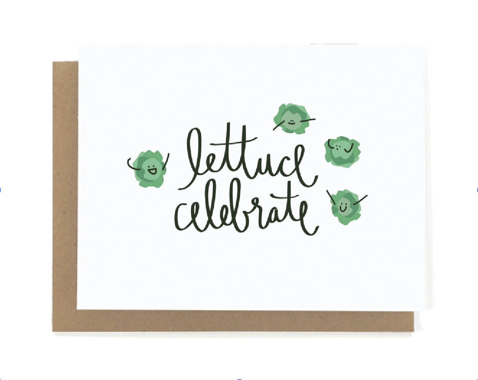 Lettuce Celebrate Congrats Card - Etsy