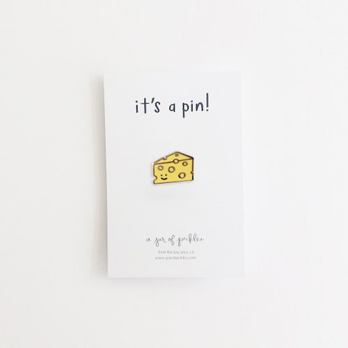 Cheese Enamel Pin for Fitted Hats Pin for Bag Pin for - Etsy