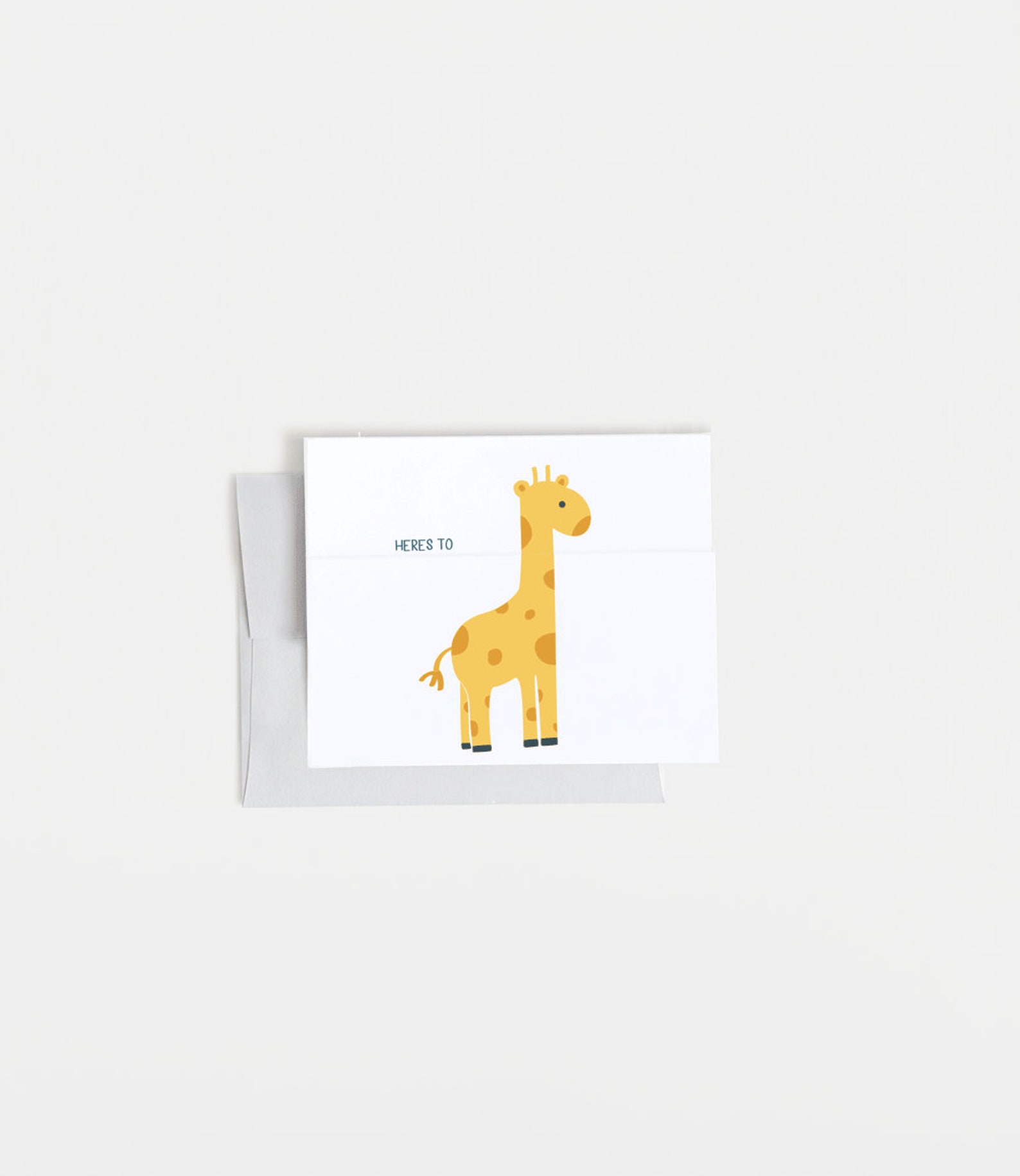 Reaching New Heights Expandable Giraffe Card | Etsy
