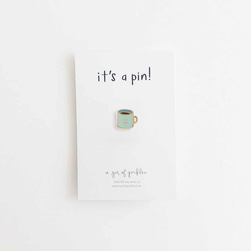 Enamel Pin Coffee - Etsy