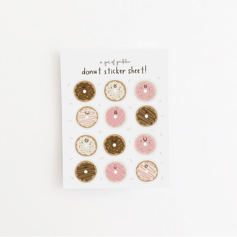 Donut Sticker - Etsy