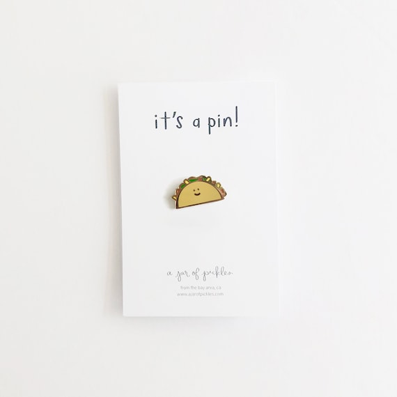 Taco Pin | Etsy
