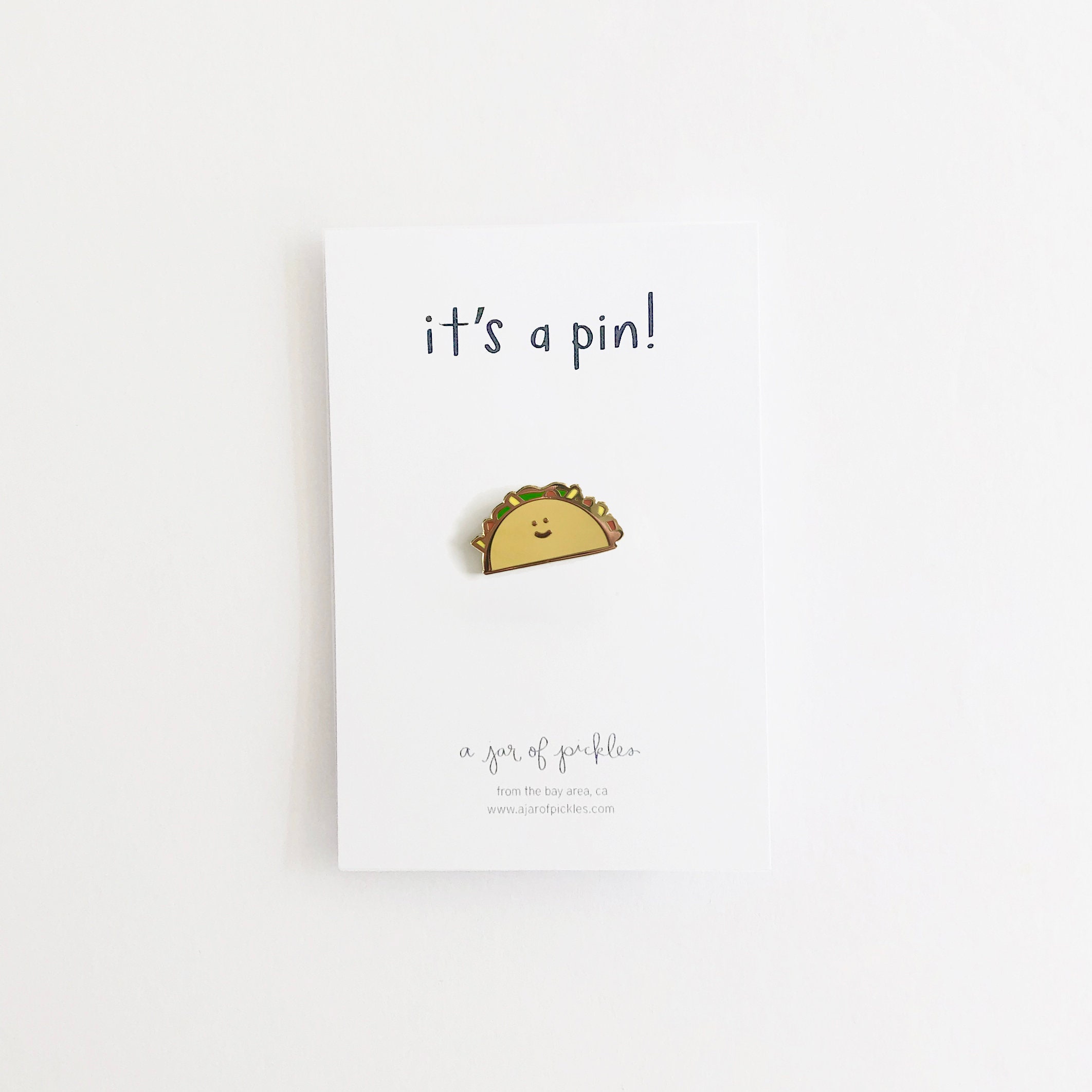 Taco Pin - Etsy