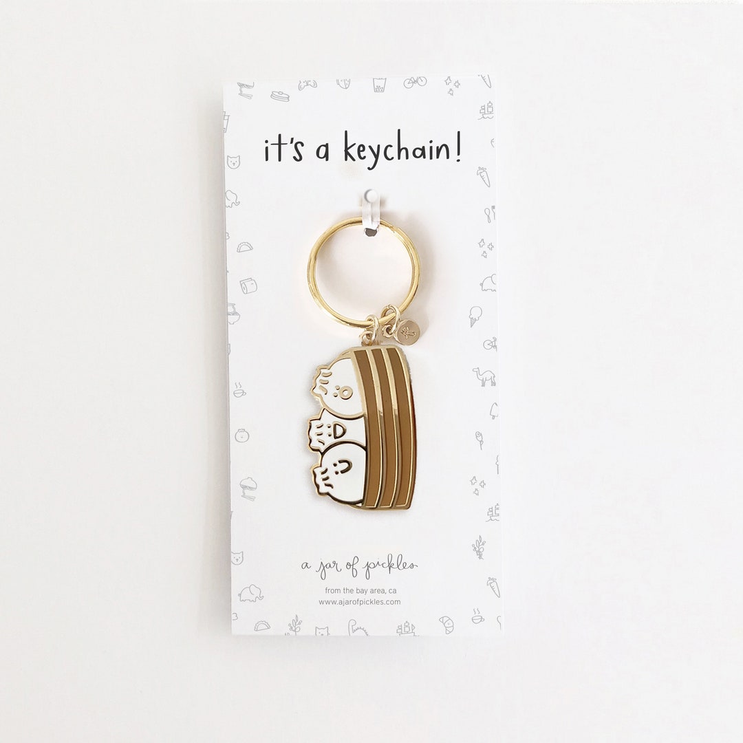 Bao Dumpling Basket Keychain - Etsy