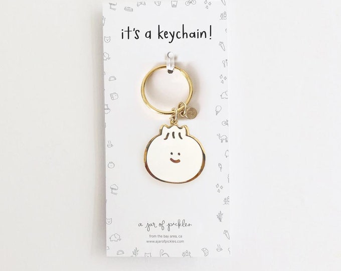 Bao Dumpling Keychain - Etsy