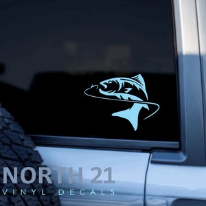 Fishing Car Decal, Fish Decal, Fish Truck Decal, Fishing Trailer Decal ...