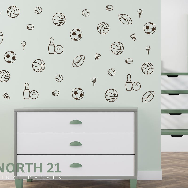 Sports Wall Decal - Etsy