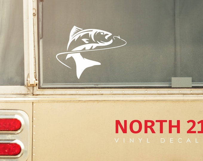 Fishing Car Decal, Fish Decal, Fish Truck Decal, Fishing Trailer Decal ...