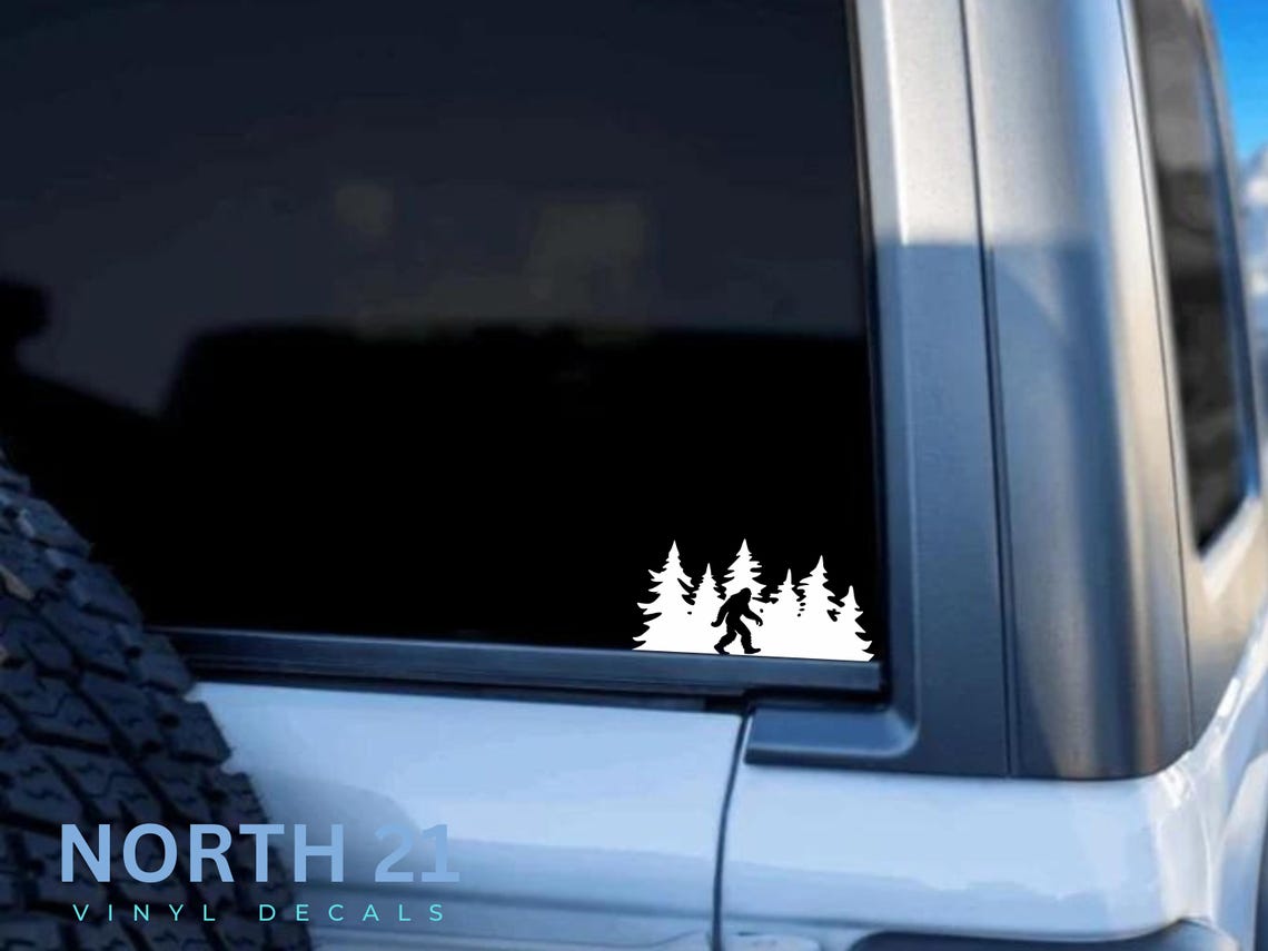 Bigfoot Car Decal, Easter Egg SUV Decal, Bigfoot Easter Egg Decal ...