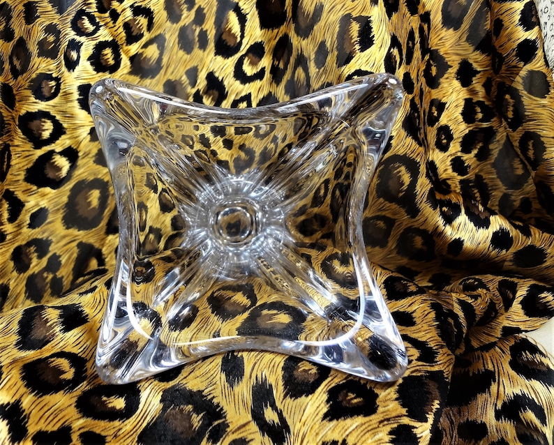 Clear Crystal Square Vase With Graceful Stretched Corners - Etsy
