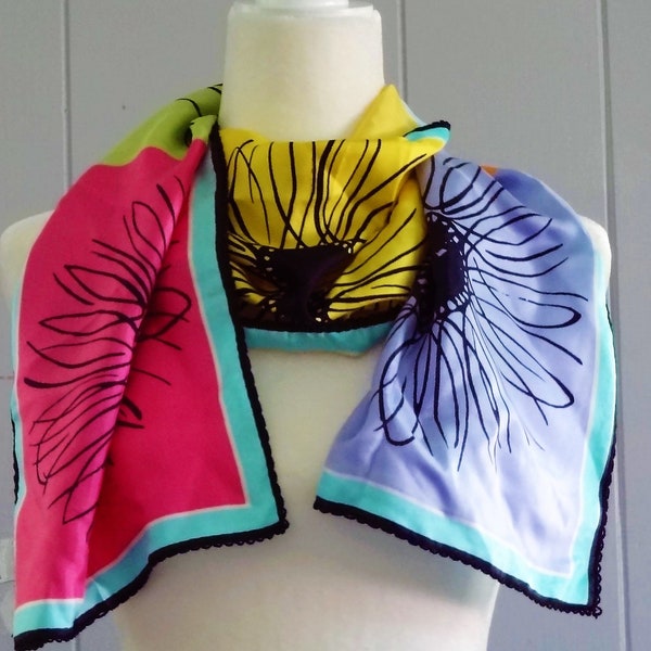 Talbots Silk Scarf - Etsy