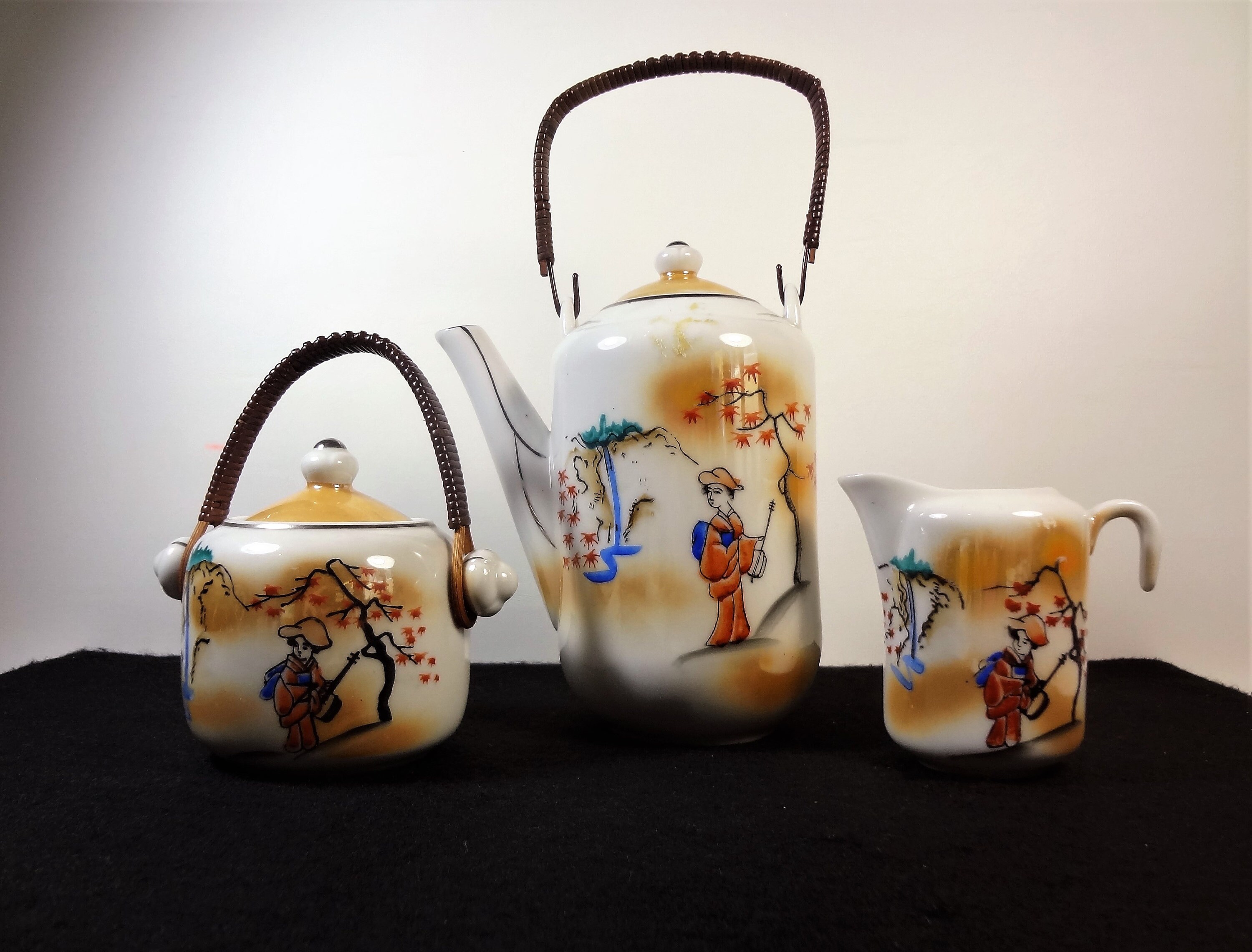 Childs Porcelain Tea Set by Qualitex Edleweiss 13 Piece - Etsy