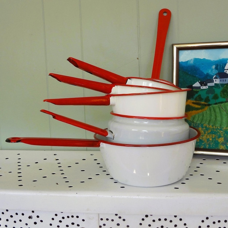 Vintage Enamelware - Etsy