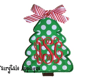 Machine Embroidery Design Applique Christmas Tree 5 INSTANT DOWNLOAD - Etsy