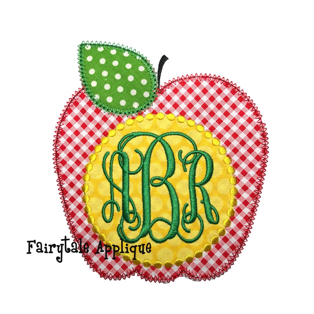 Digital Machine Embroidery Design Monogrammed Vintage Shabby - Etsy