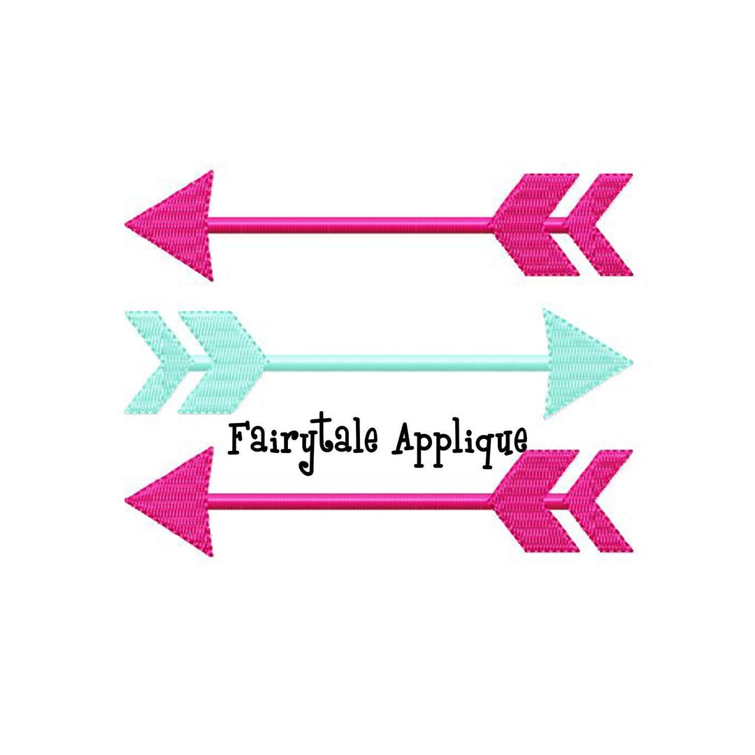 Digital Machine Embroidery Design - Arrows - Etsy