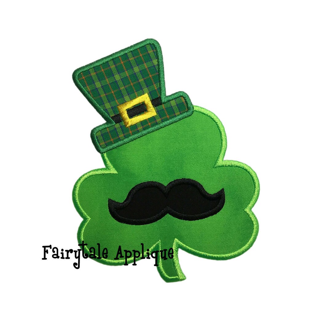 Digital Machine Embroidery Design - St. Patrick's Day Leprechaun ...