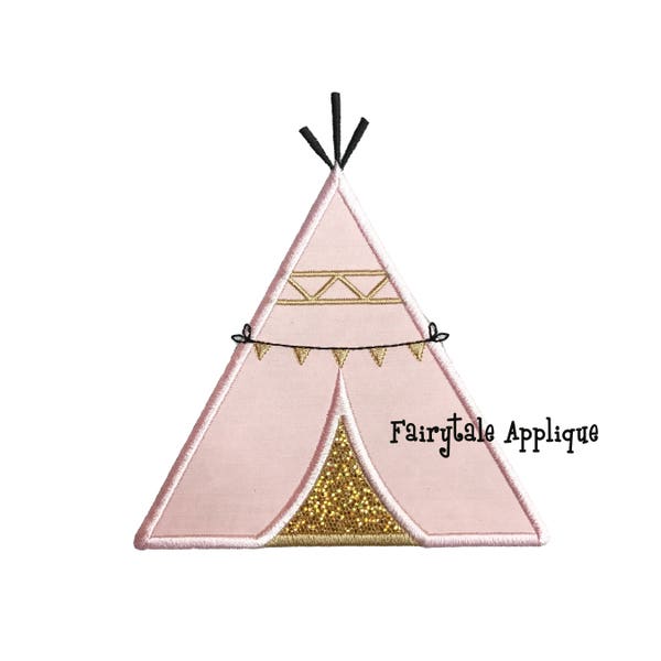 Teepee Applique - Etsy