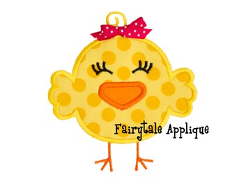 Digital Machine Embroidery Design Just Hatched Chicklette | Etsy