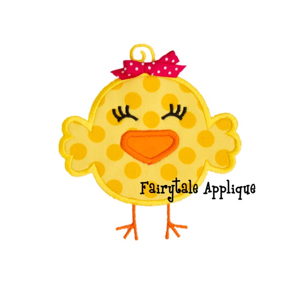 Digital Machine Embroidery Design Chickie | Etsy