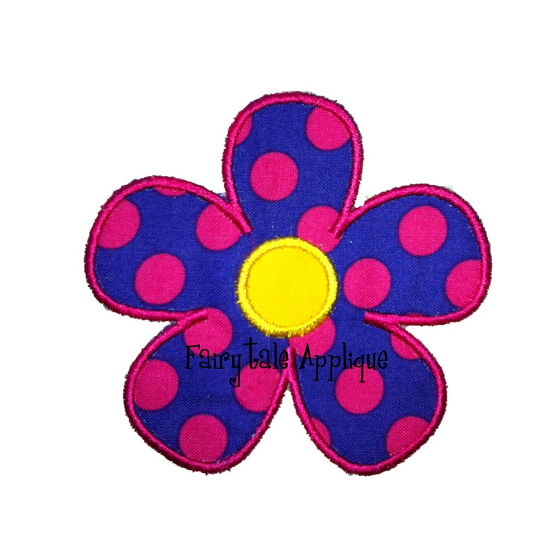 Digital Machine Embroidery Design Flower Applique - Etsy
