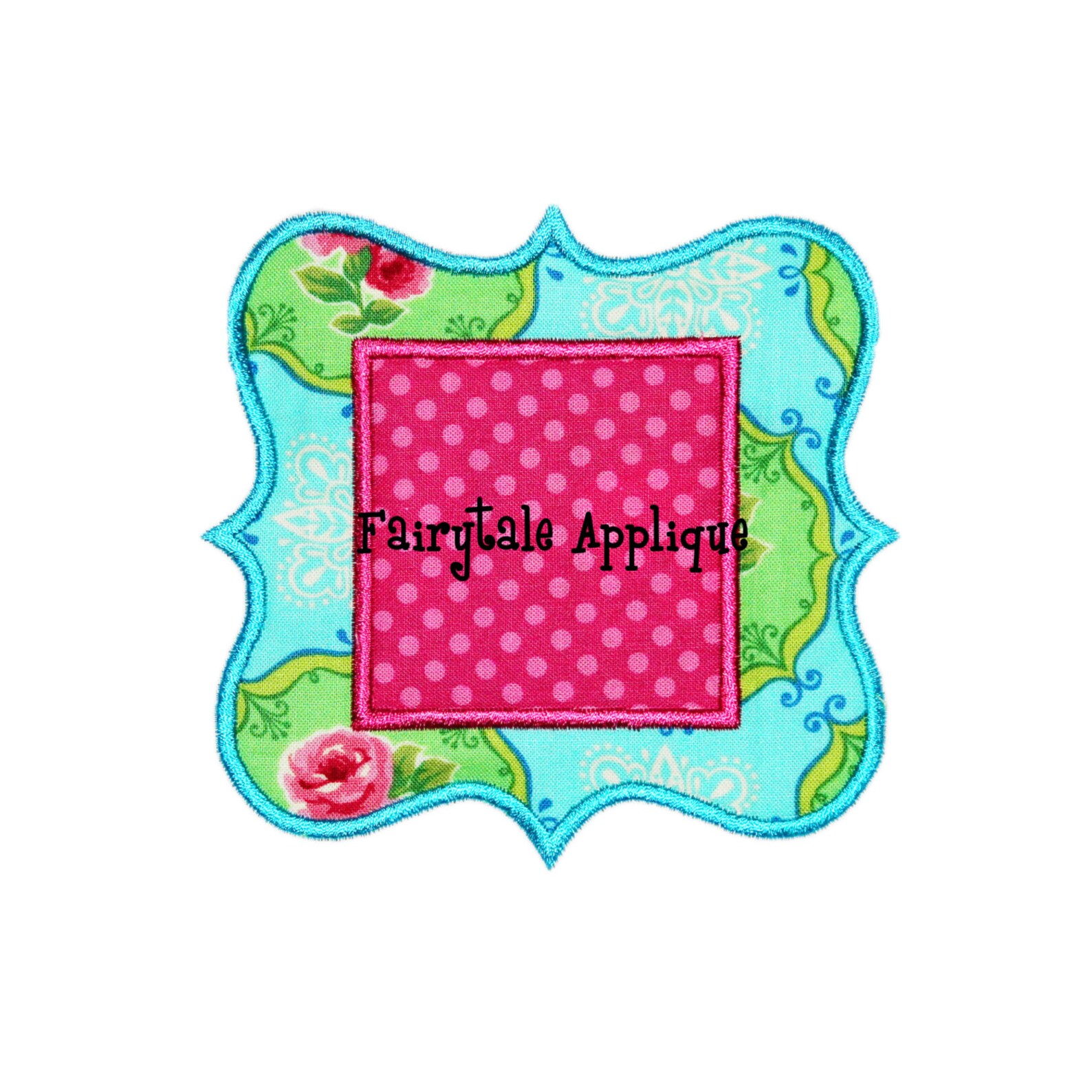 Digital Machine Embroidery Design Fancy Square Frame - Etsy