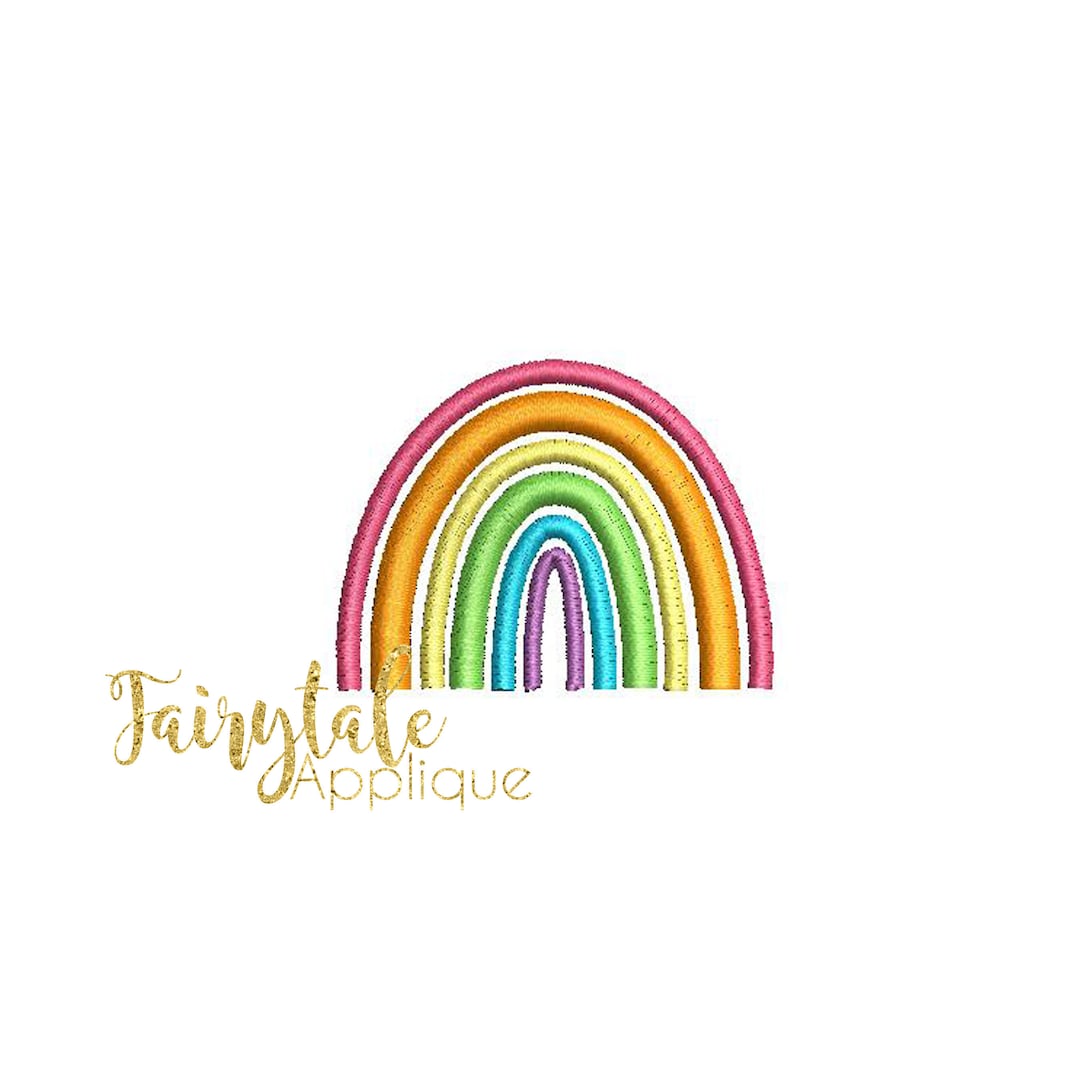 Mini Rainbow Embroidery Design - DIGITAL FILE - Etsy