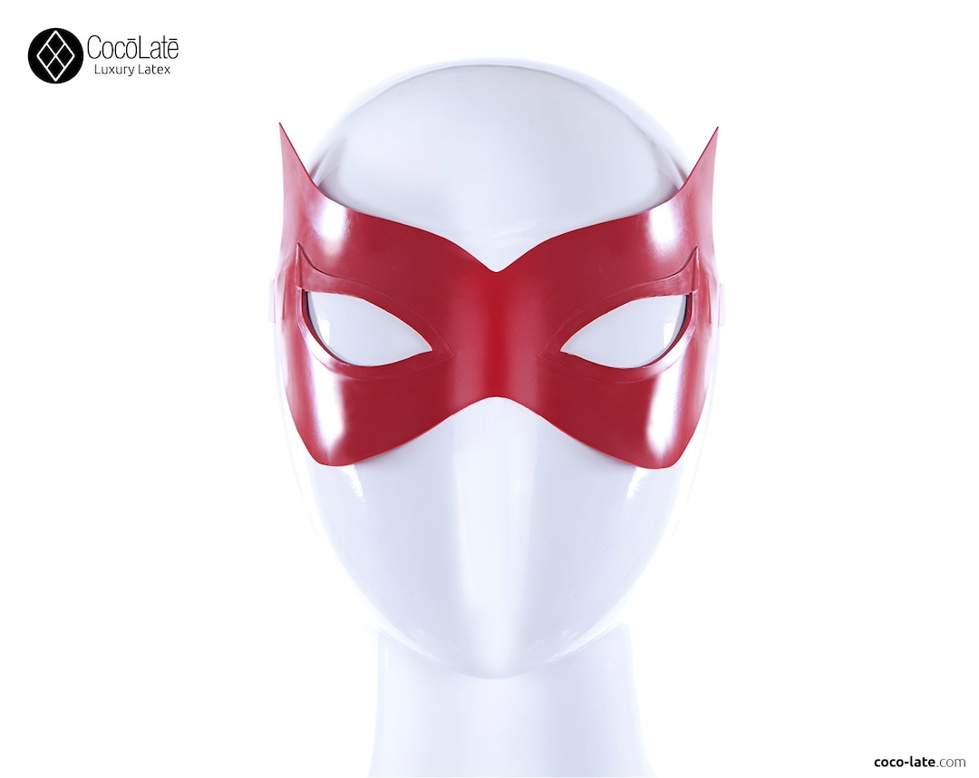 Red Witch Latex Mask - Etsy