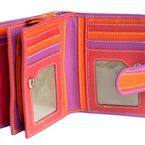 Multicolour Small Wallet Women's Small Wallets Online Ladies Leather ...