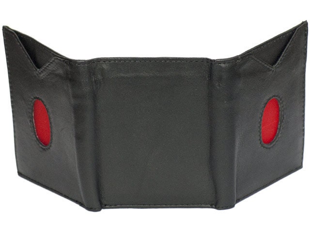 Thumbs up Wallet Slide Out Real Leather Trifold Wallet for Easy Access ...