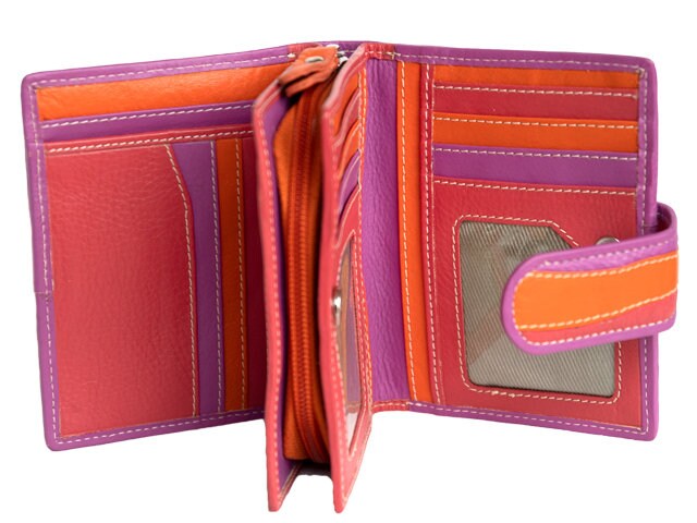 Multicolour Small Wallet Women's Small Wallets Online Ladies Leather ...