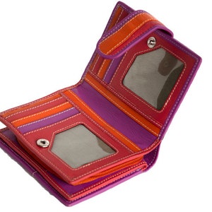 Multicolour Small Wallet Women's Small Wallets Online Ladies Leather ...