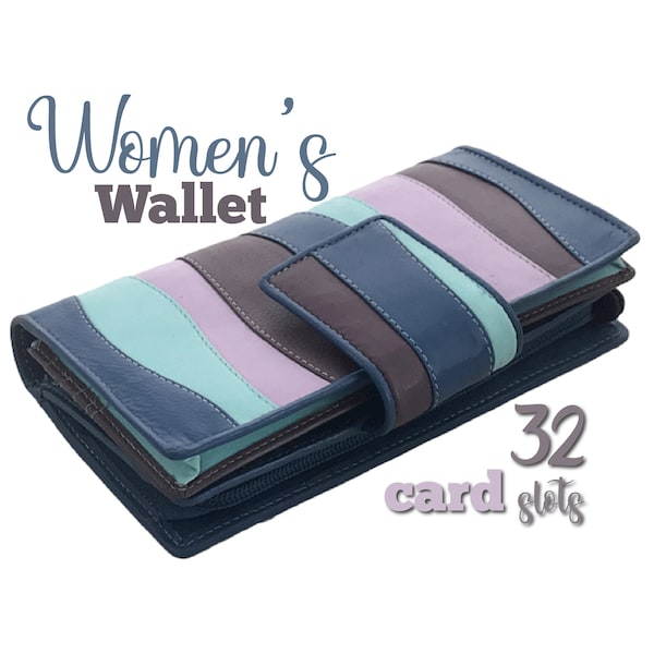 Large Womens Card Wallet - Etsy