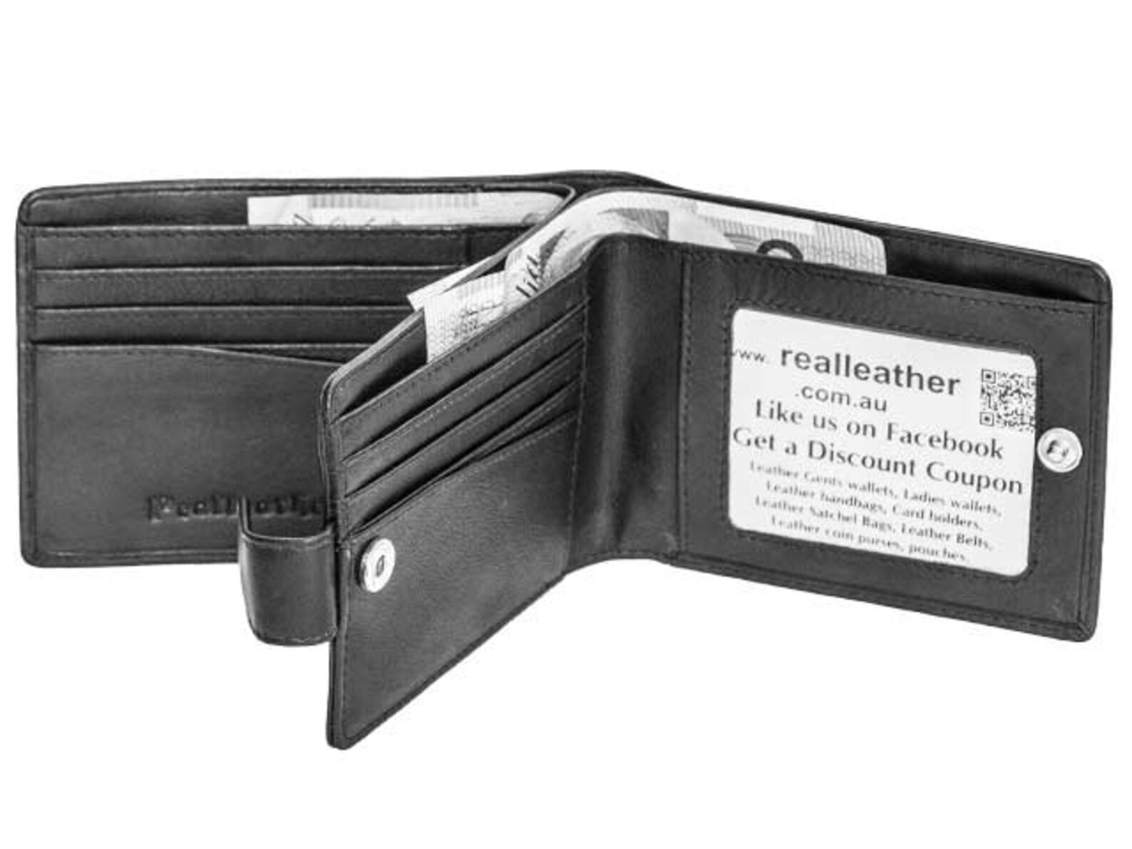 Mens Hidden Travel Wallet Leather Wallet Secret Wallet Concealed Wallet ...