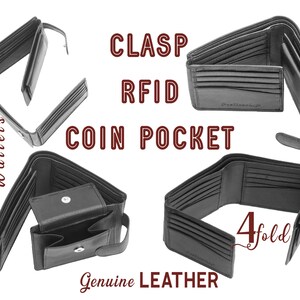 Handmade Cowhide Leather Wallet | 20 Card Slots & Coin Purse - Etsy