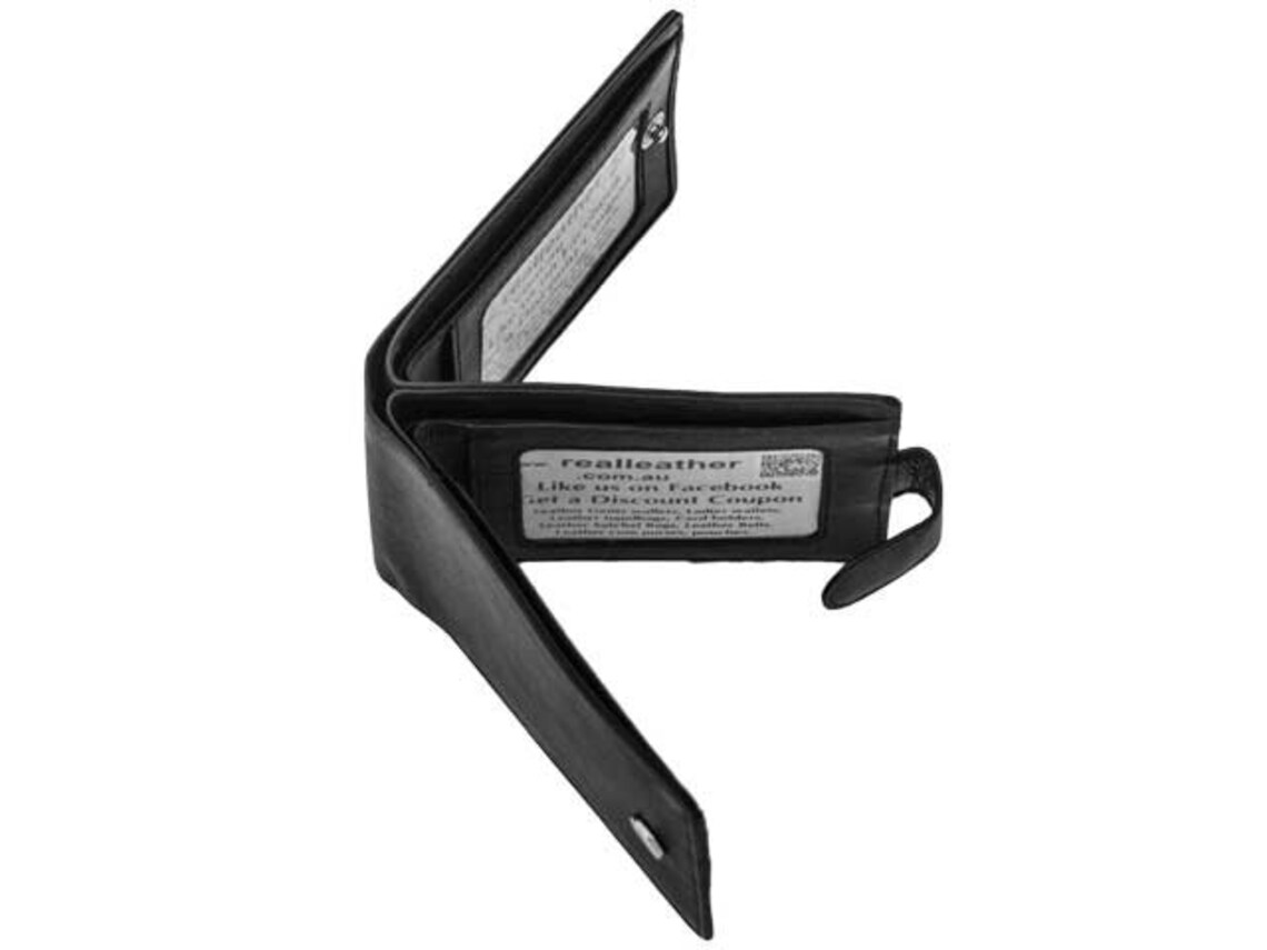 Mens Hidden Travel Wallet Leather Wallet Secret Wallet Concealed Wallet ...